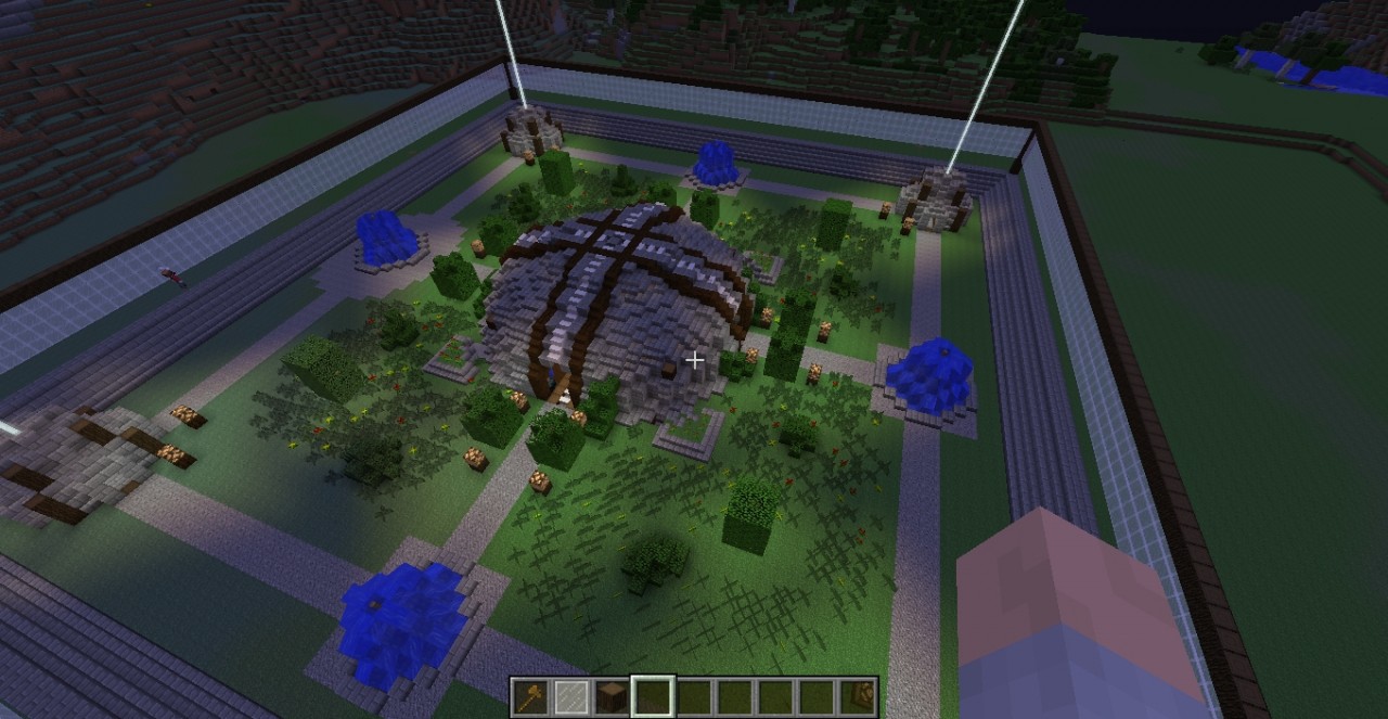 Spawn and PvP arena Minecraft Map