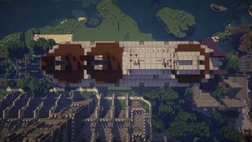 Working air warship: Royal Navy Corvette Mk 3 for Movecraft with ...