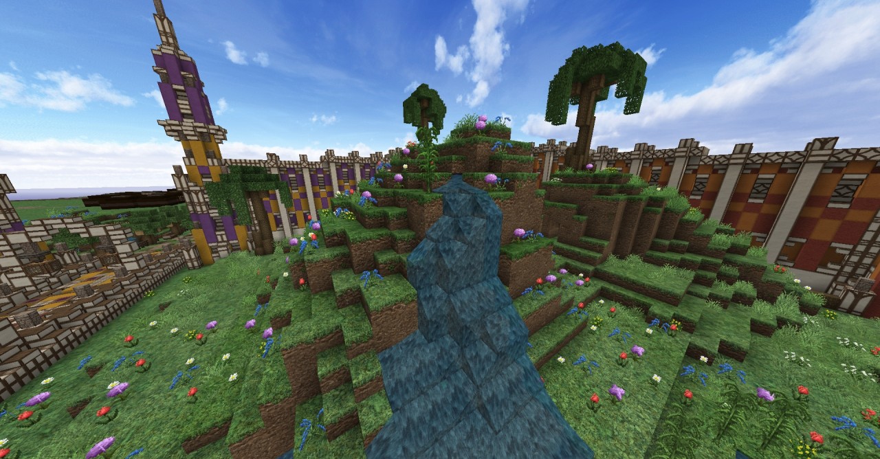 Cloud Creative Spawn (Commission) Minecraft Map