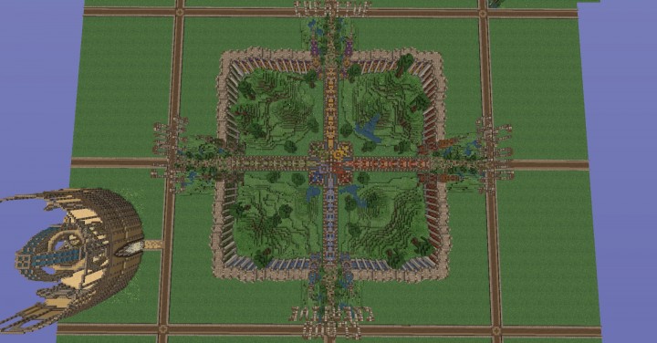 Cloud Creative Spawn (Commission) Minecraft Map