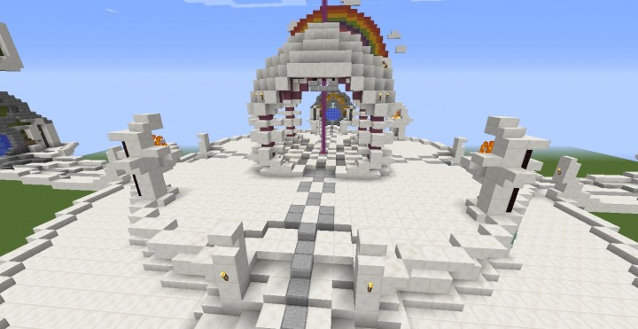 Small Server Spawn Hub Minecraft Map