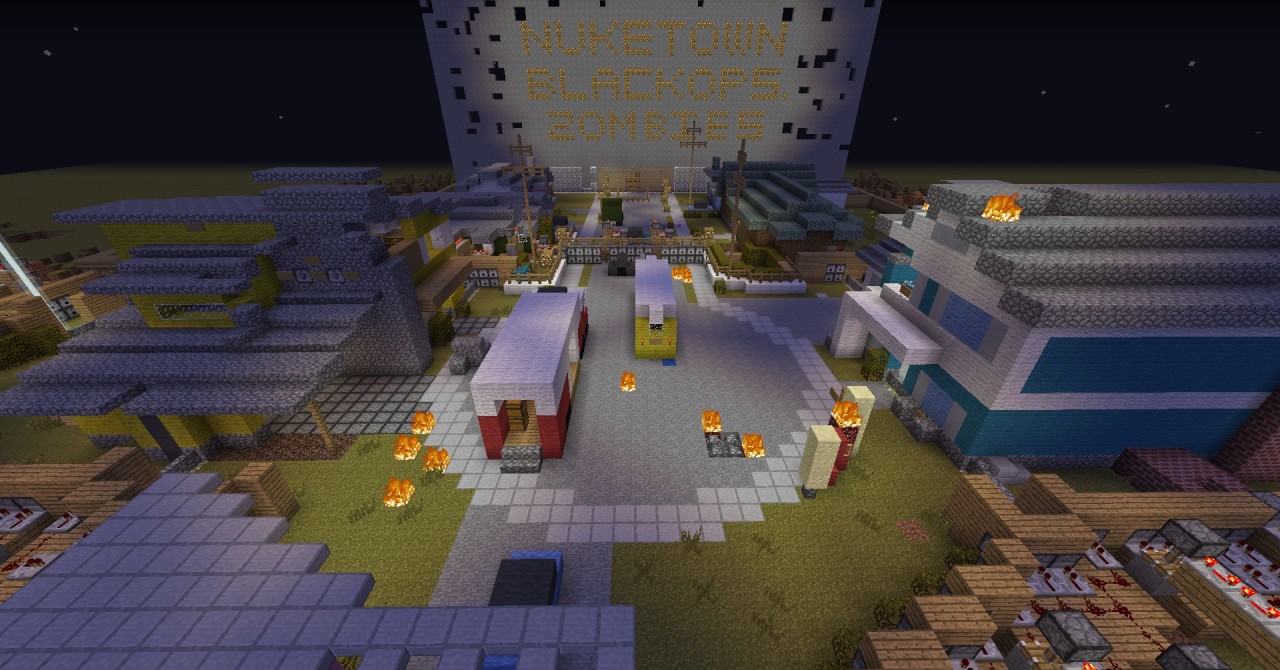 NUKETOWN ZOMBIES Minecraft Map