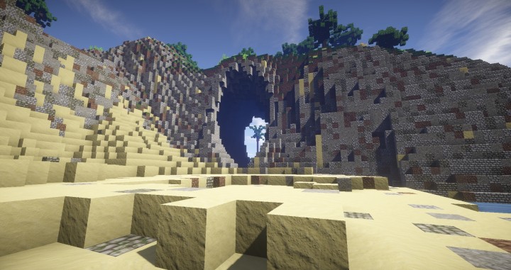 Small Rocky Cliff Island Minecraft Map