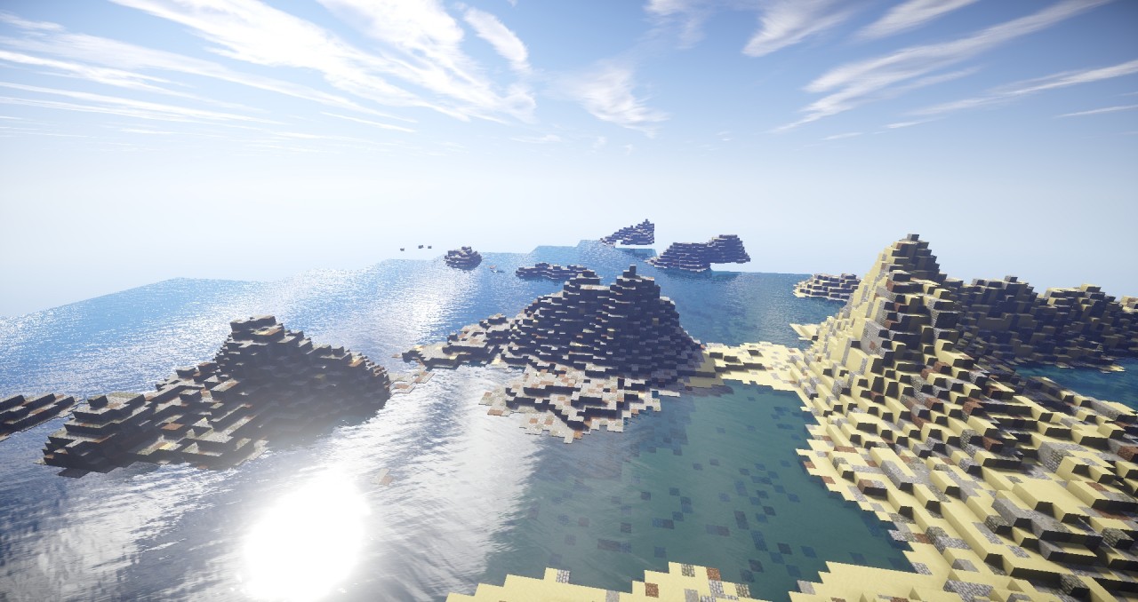 Small Rocky Cliff Island Minecraft Map