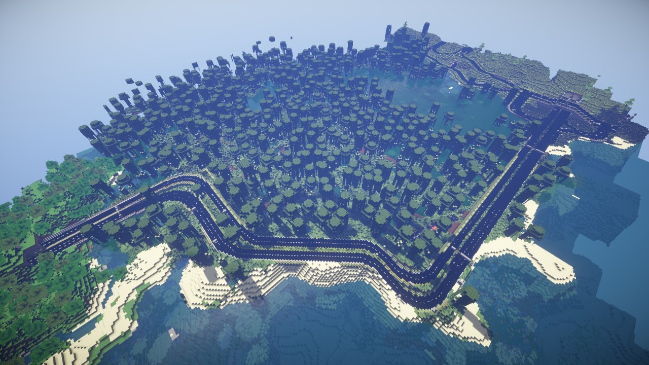 Roads in Minecraft Minecraft Map