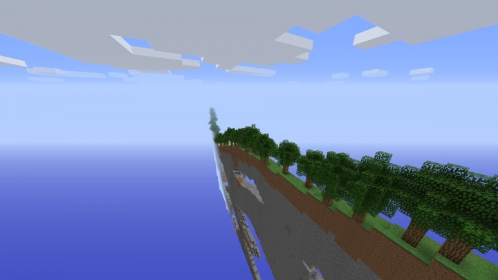 4 Block Wide Survival World Minecraft Map