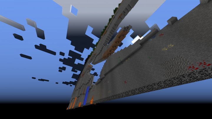 4 Block Wide Survival World Minecraft Map