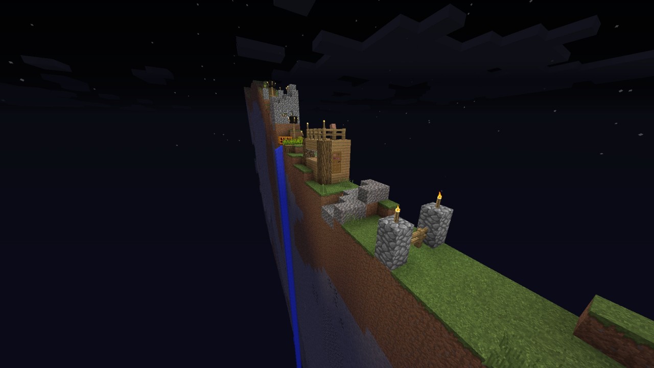 4 Block Wide Survival World Minecraft Map