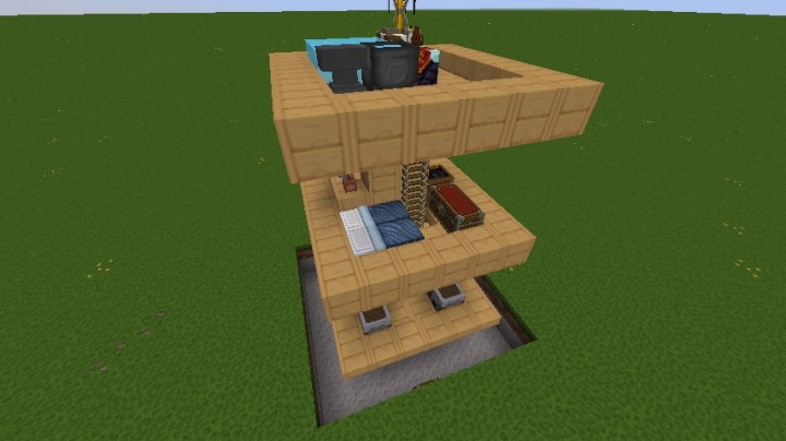 Simple Utility House v2.0 Minecraft Map