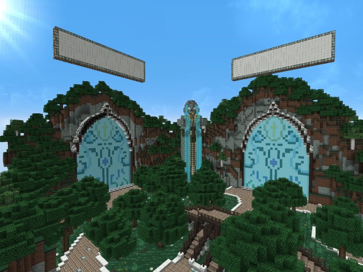 3 Portal Server Spawn 1.8.X Minecraft Map