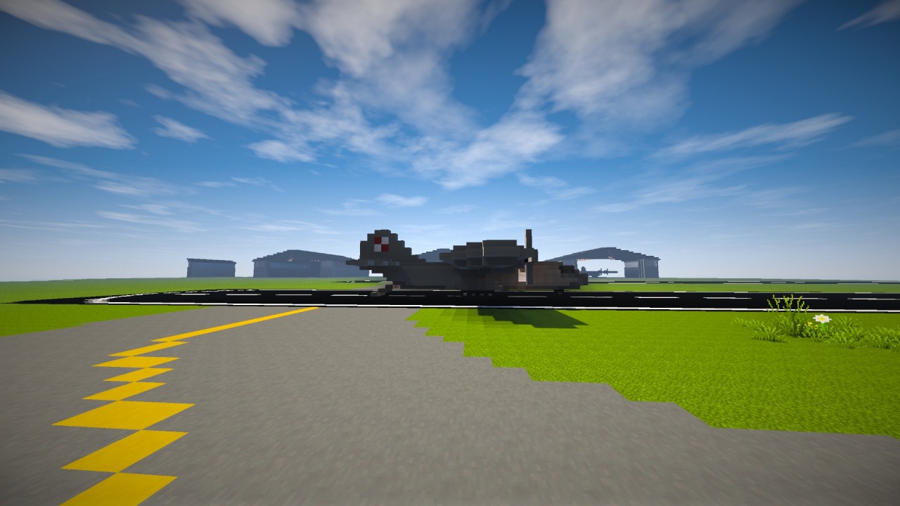 Lockheed C-130 Hercules 1:1 scale Minecraft Map