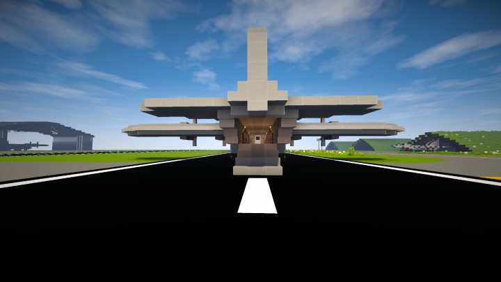 Lockheed C-130 Hercules 1:1 scale Minecraft Map