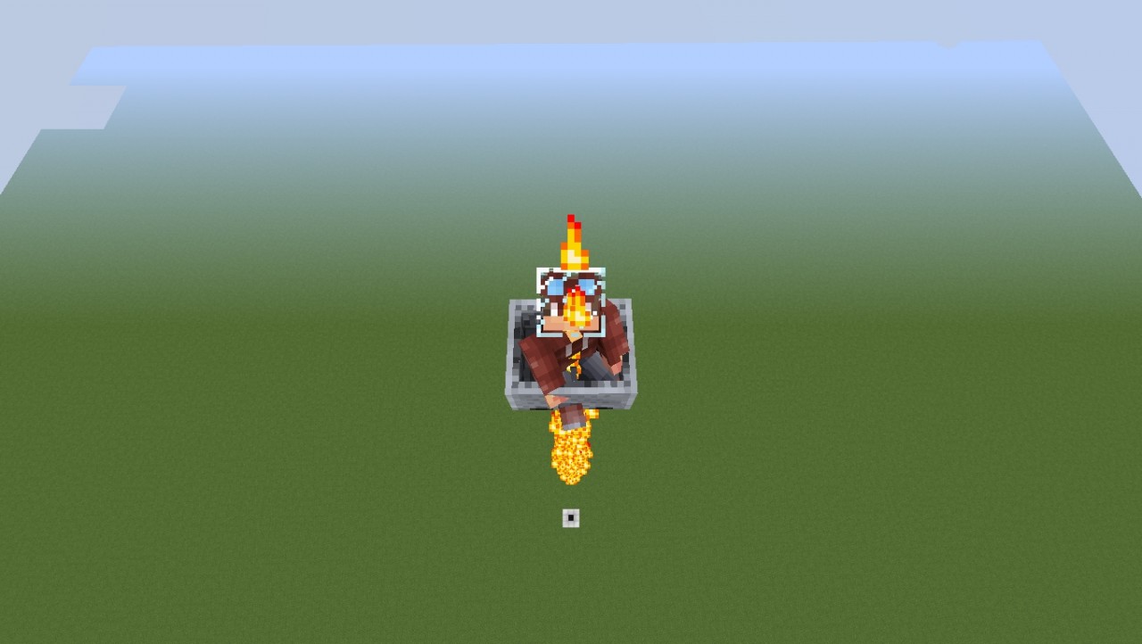 [1.8+] Rocket Ships in Vanilla (Only one Command block) Minecraft Map