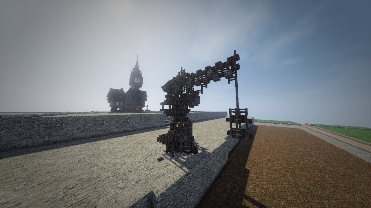 Steampunk crane Minecraft Map