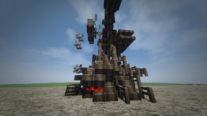 Steampunk crane Minecraft Map