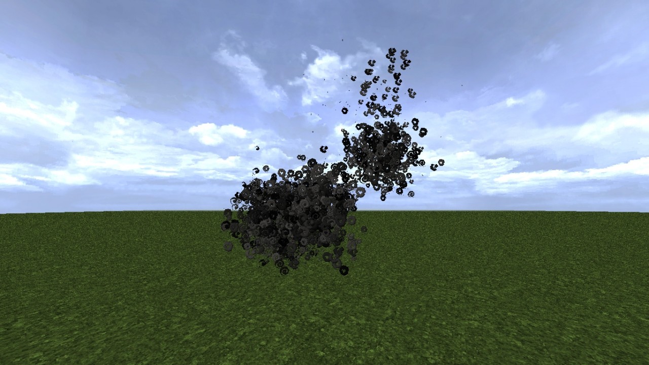 | Single Command Block Creations | Black Smoke Monster mob Minecraft Map