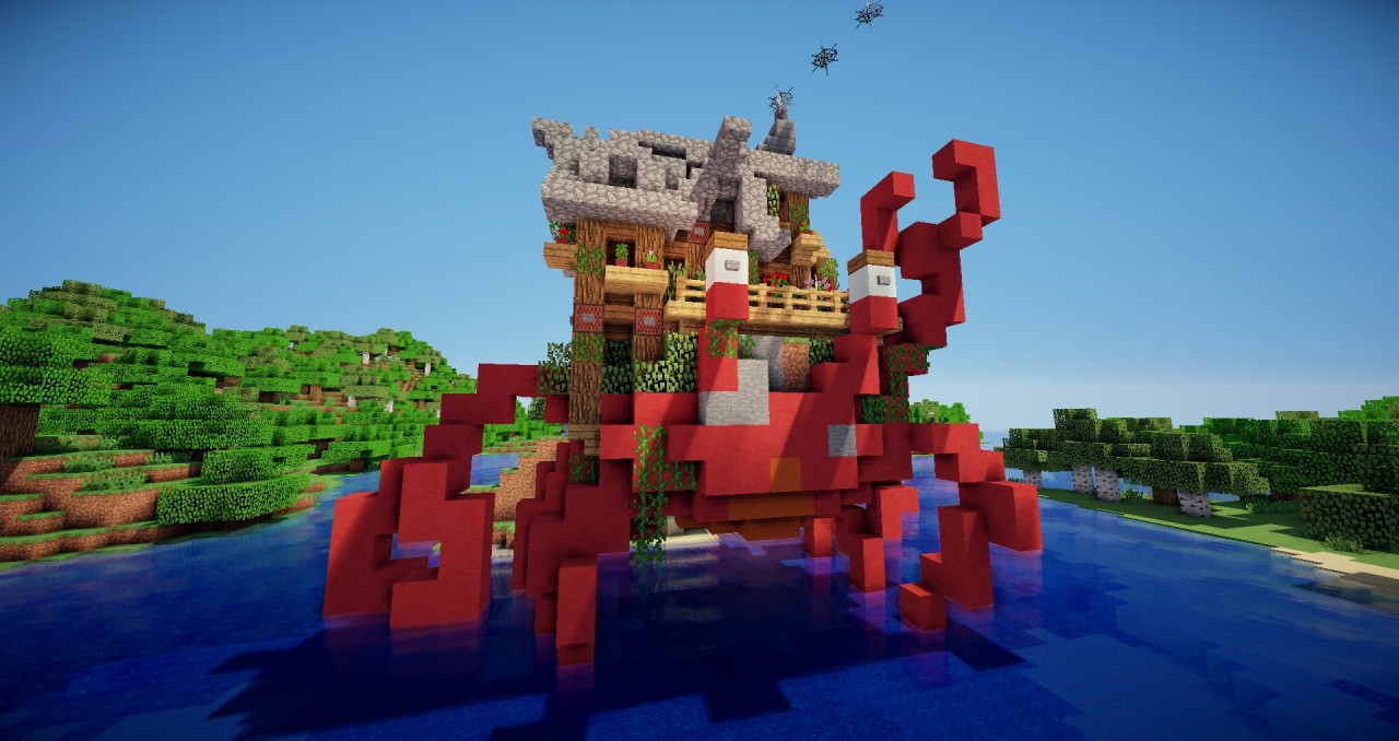 House on a Crab! Minecraft Map