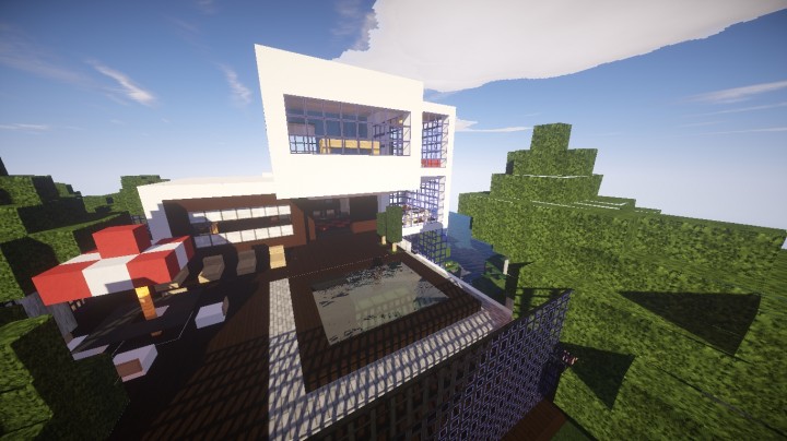 Poke's House [Modern House] Minecraft Map
