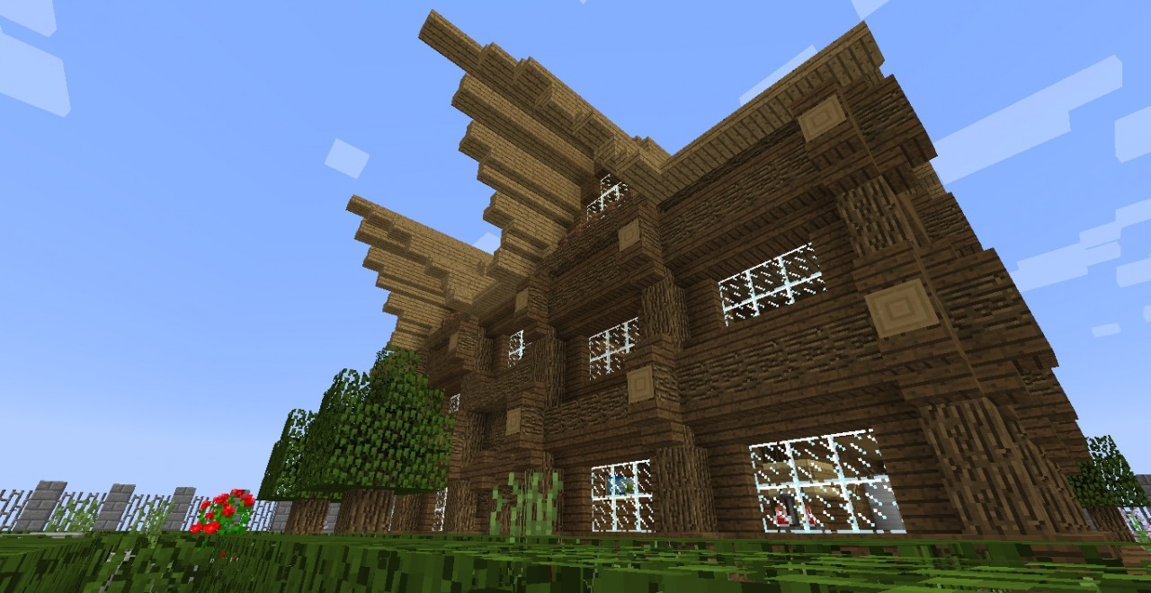 House with Gable Roof Minecraft Map