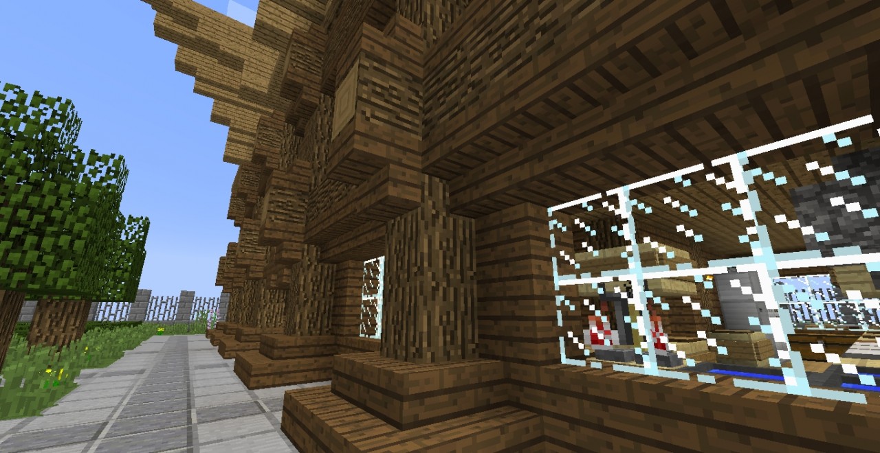 House with Gable Roof Minecraft Map