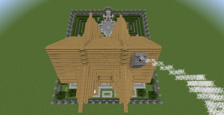 House with Gable Roof Minecraft Map