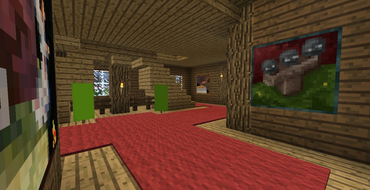 House with Gable Roof Minecraft Map