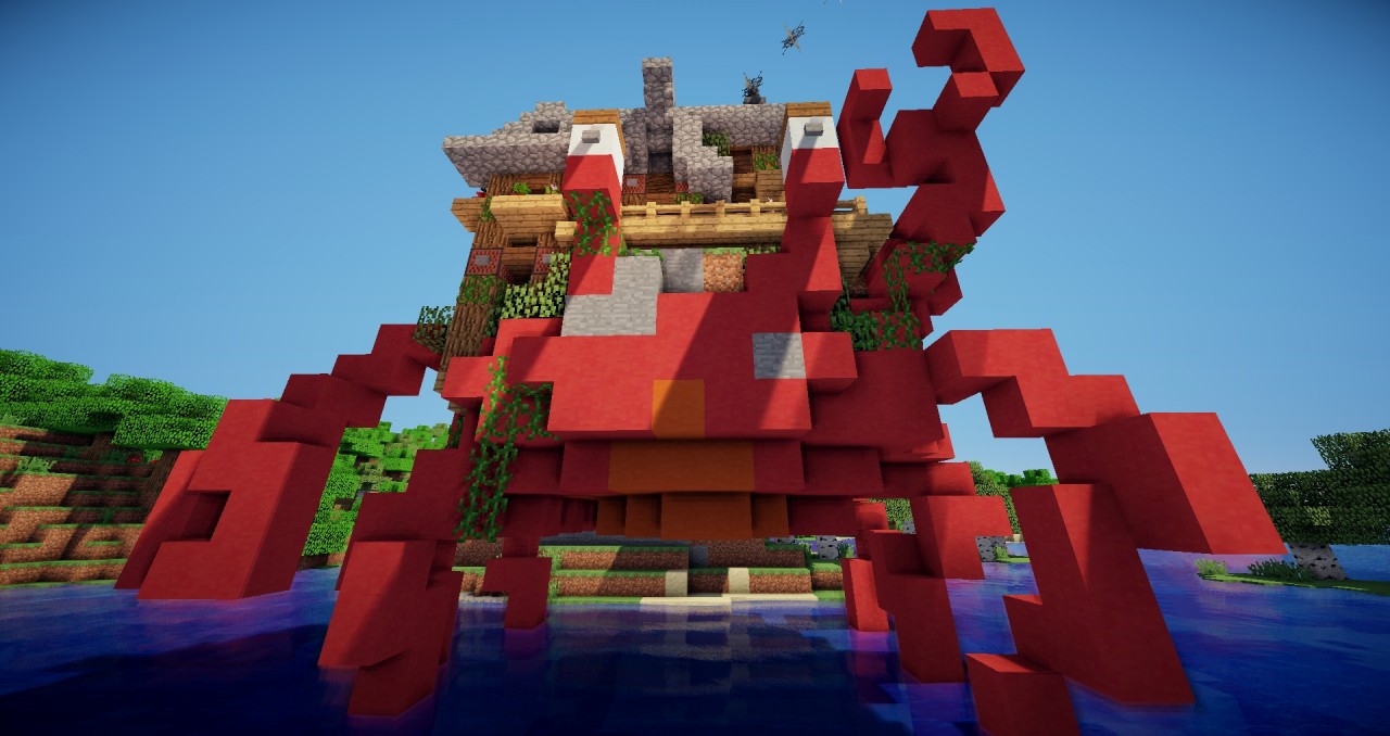 House on a Crab! Minecraft Map