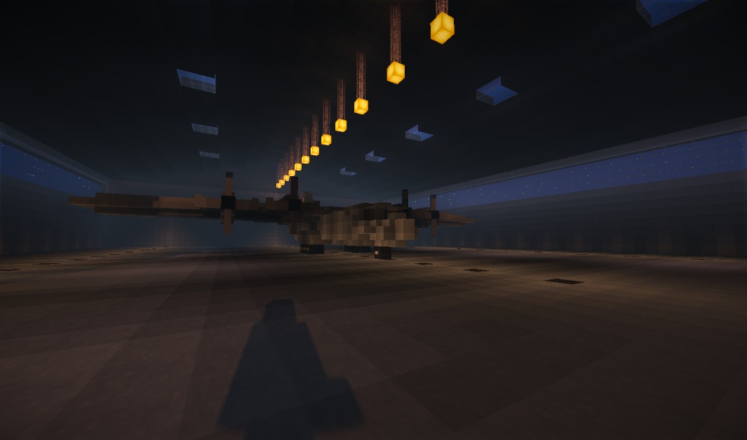 Lockheed C-130 Hercules 1:1 scale Minecraft Map