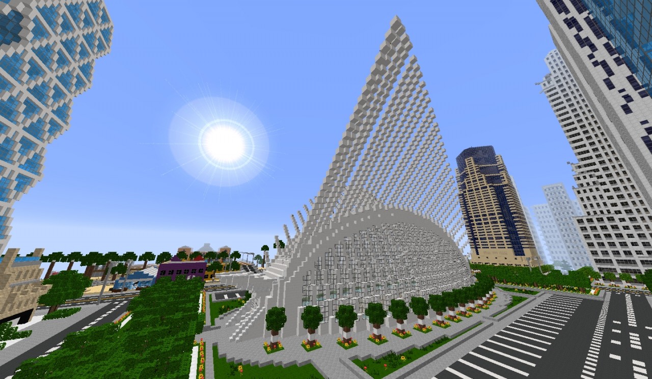 World Trade Center Transportation Hub Minecraft Map