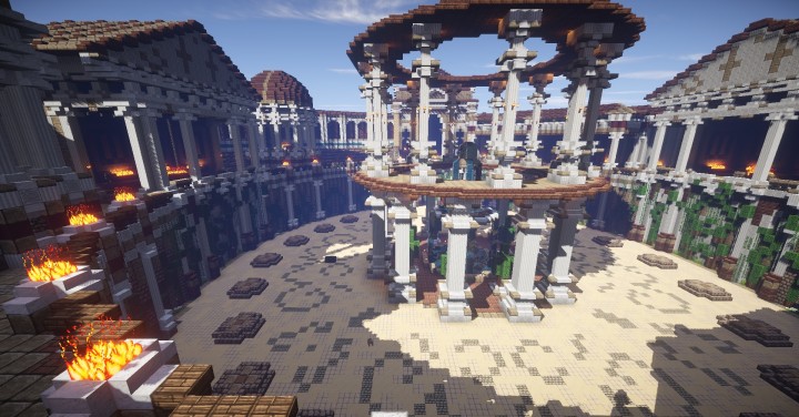 Greek Battle Arena Minecraft Map