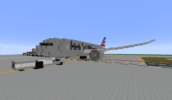 Boeing 787-8 Minecraft Map
