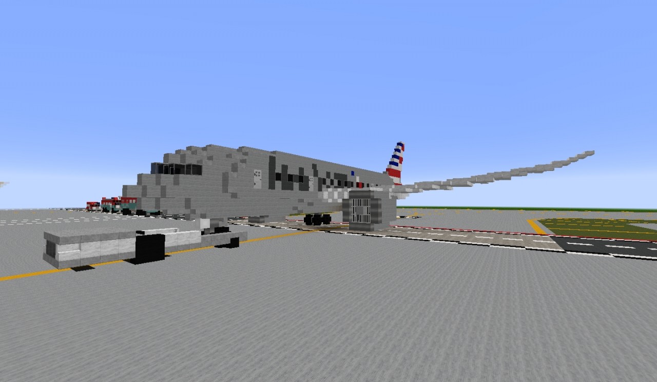 Boeing 787-8 Minecraft Map