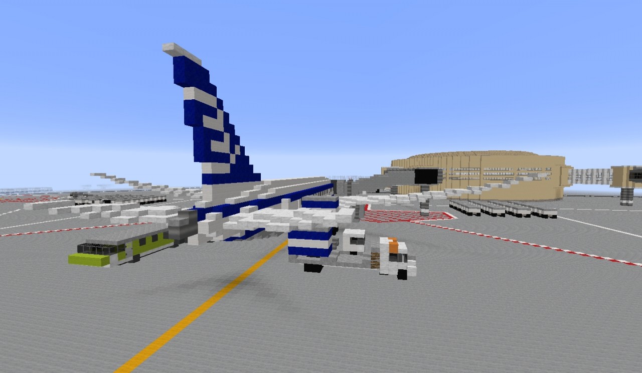 Boeing 787-8 Minecraft Map