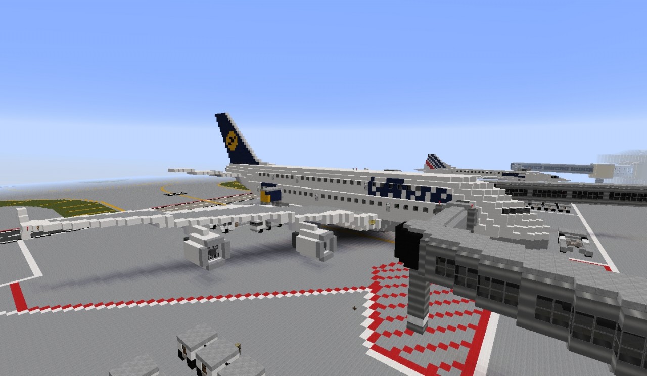 Airbus A380 Minecraft Map