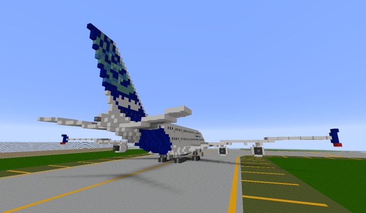 Airbus A380 Minecraft Map