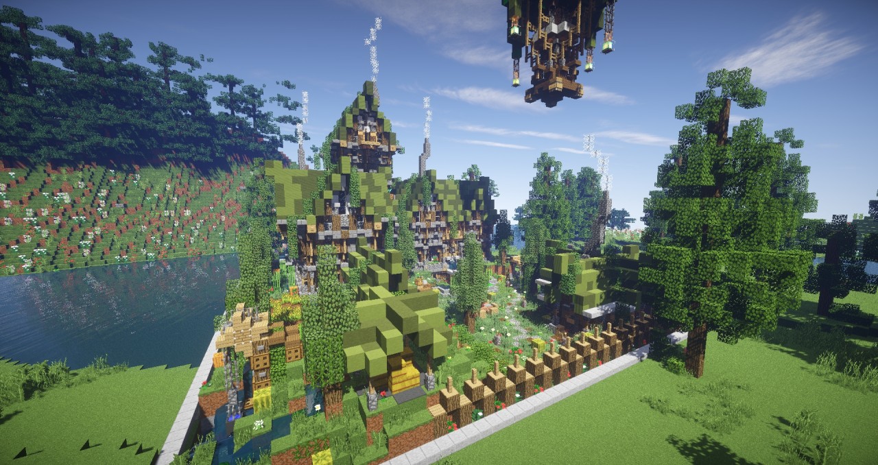 My Elven Plot ^^ (Built in my Arathor map) Minecraft Map