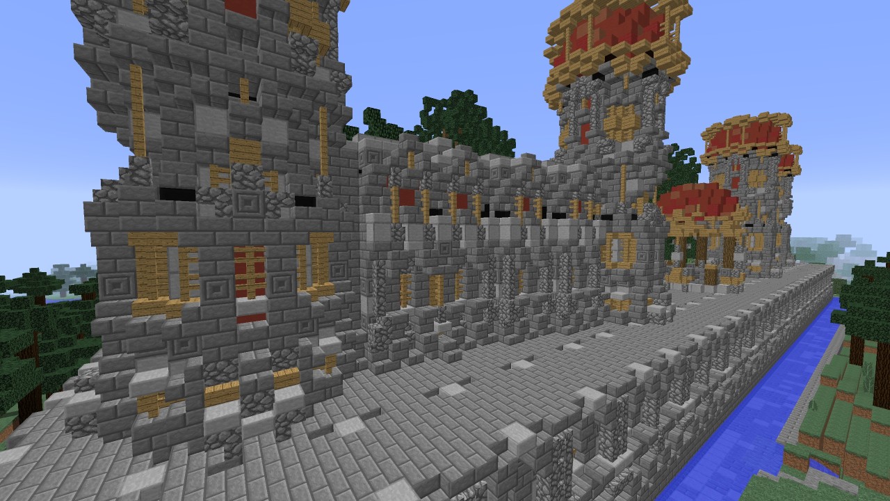 Kingdom world (useful for roleplaying series)!!! Minecraft Map