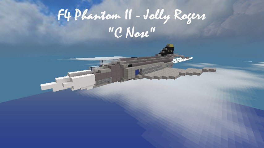 McDonnell Douglas F-4J Phantom II "Jolly Rogers Nose C" Minecraft Map