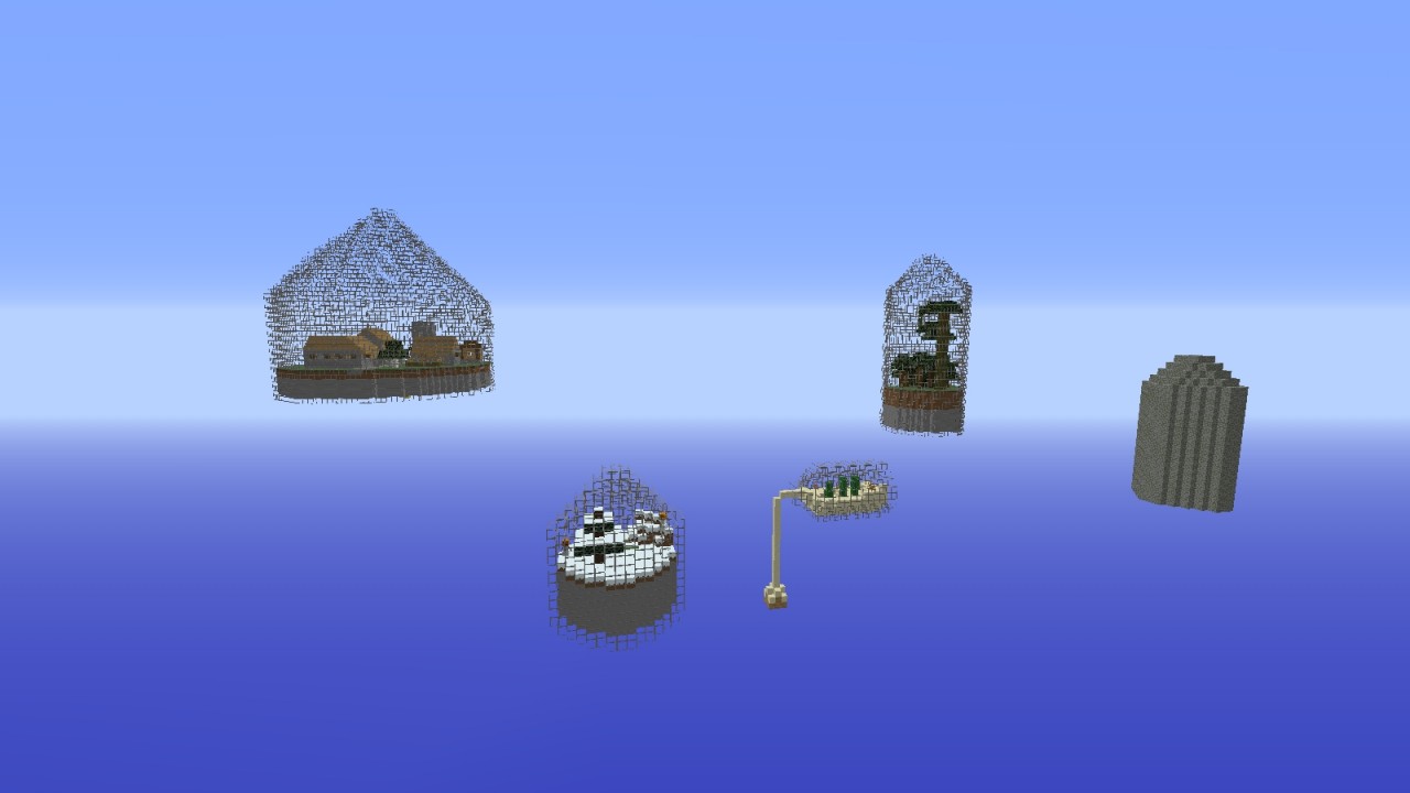 World In A Dome Minecraft Map