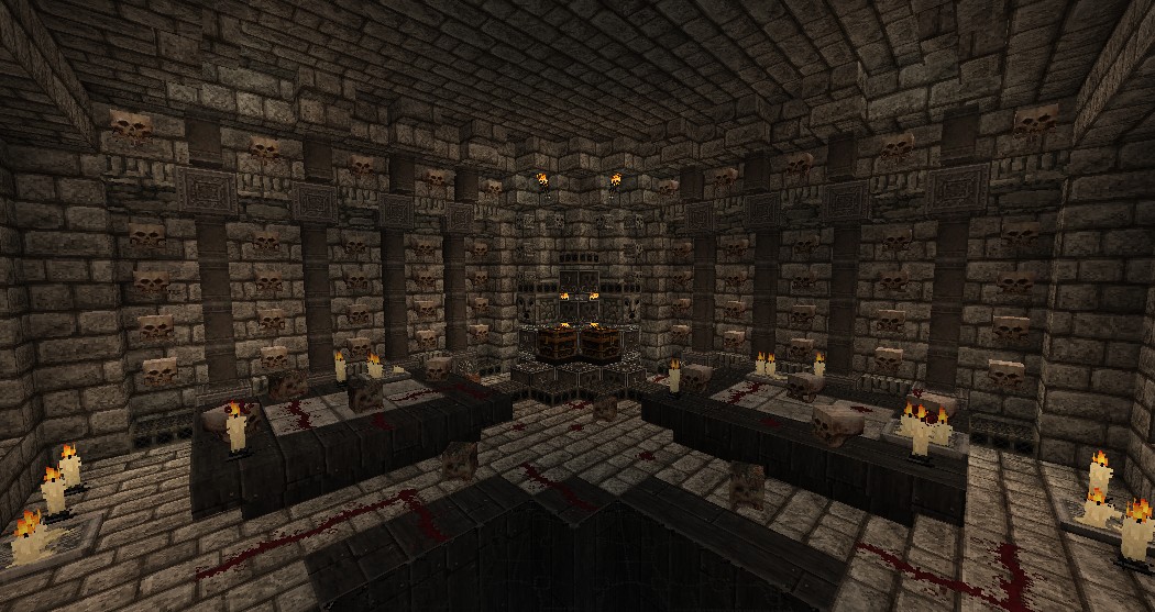 Shaddar-Nur - Necromancer's Castle (Full interior) Minecraft Map