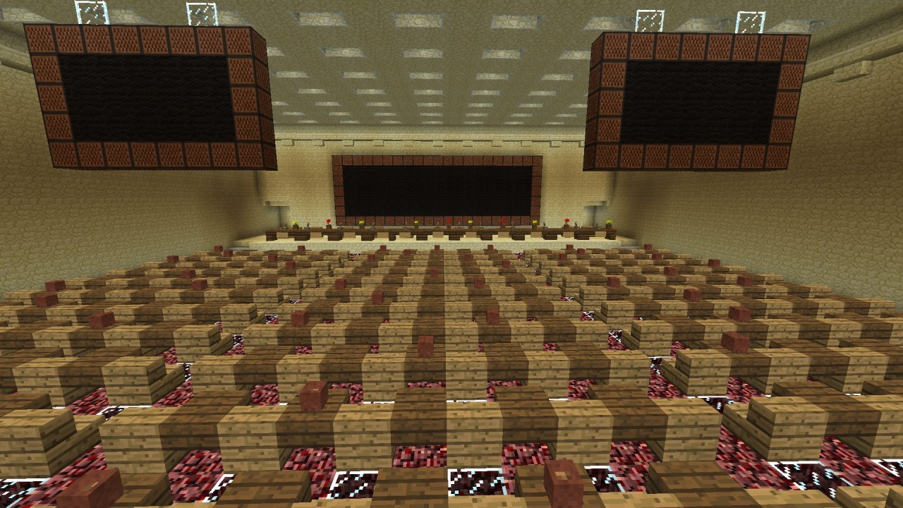 Concert Hall "Luzhniki". Minecraft Map