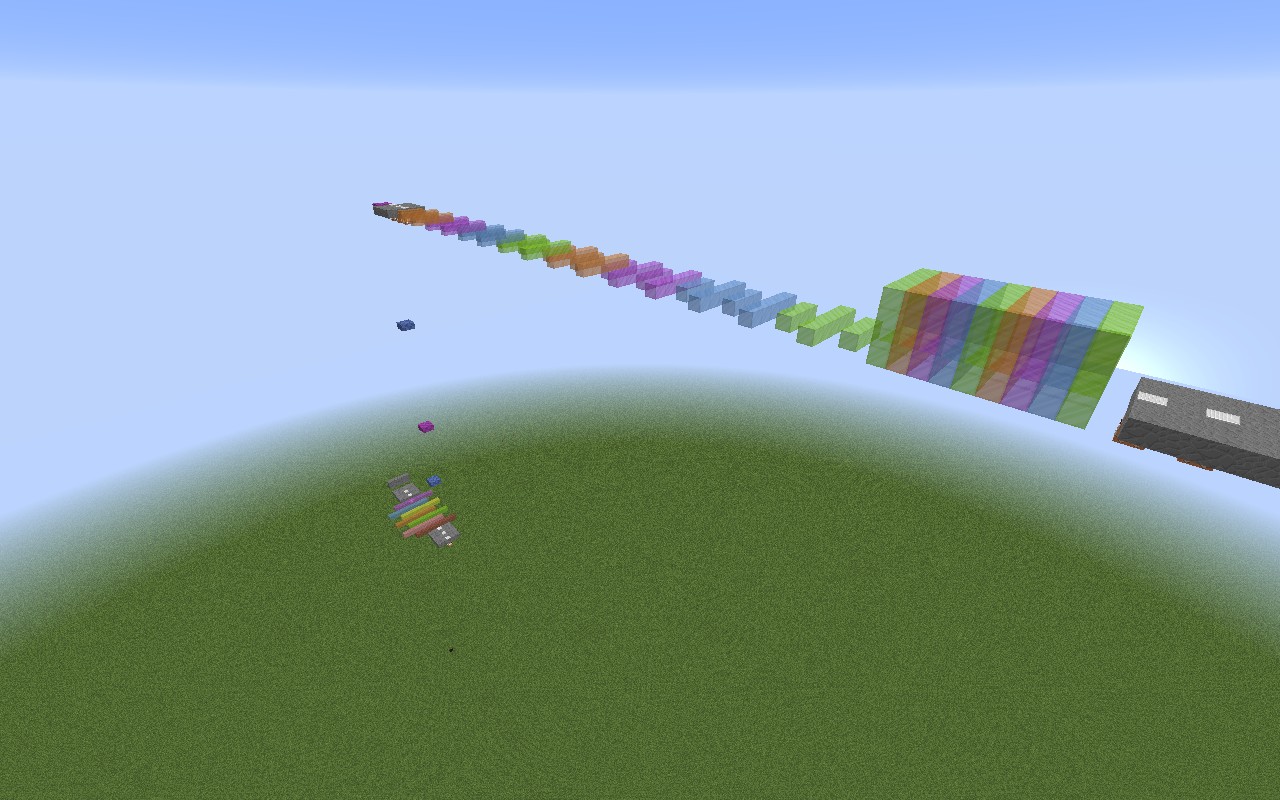 color parkour 1.8 Minecraft Map