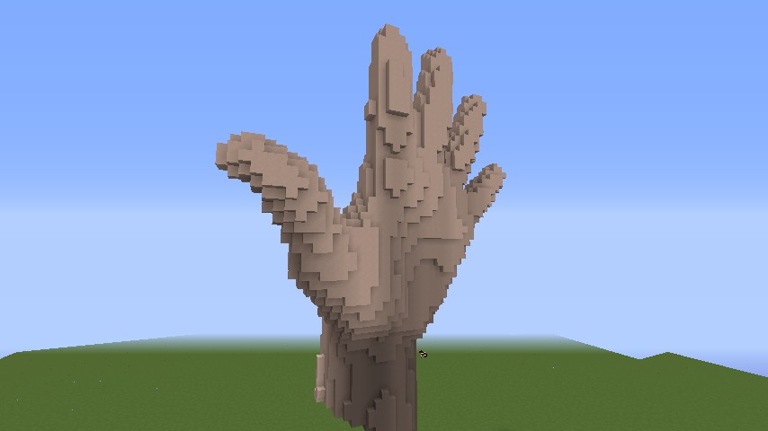 Hand Minecraft Map