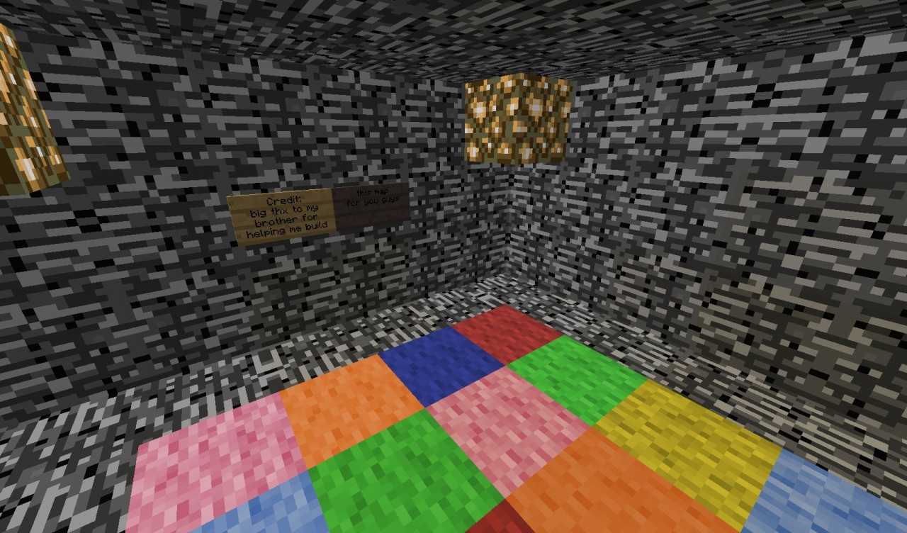 spleef map Minecraft Project