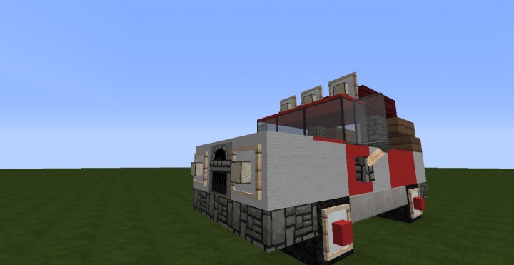 Jurassic Park Jeep v2 Minecraft Map