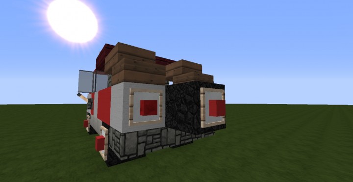 Jurassic Park Jeep v2 Minecraft Map