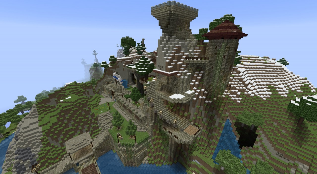 Medieval / Steam Punk Themed Town Minecraft Map