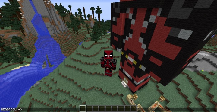 Deadpool housebuild Minecraft Map
