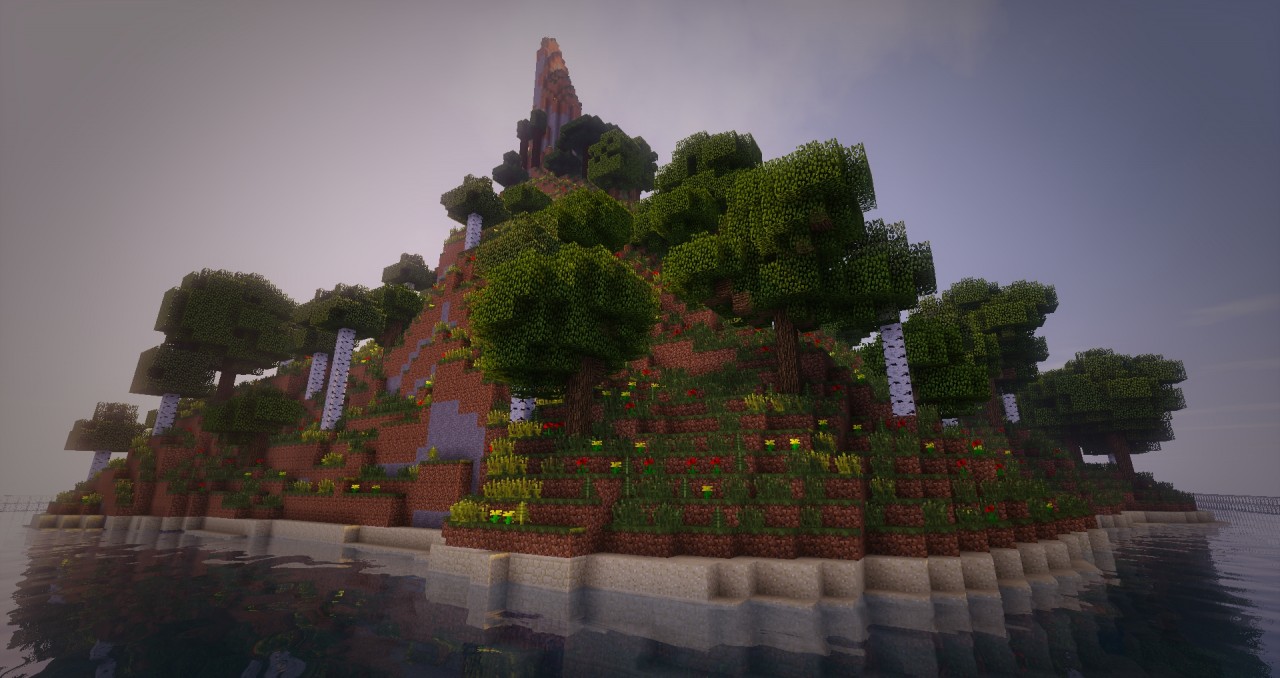 Plug and play forest island Minecraft Map