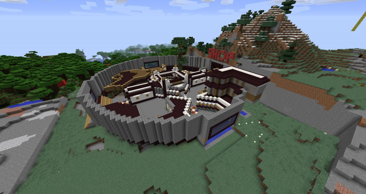 server spawn made by dolbys raid style Minecraft Map
